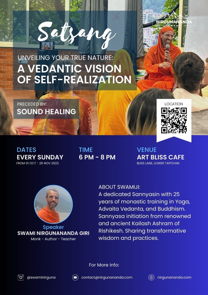 Online Open Satsang – Swami Nirgunananda Giri